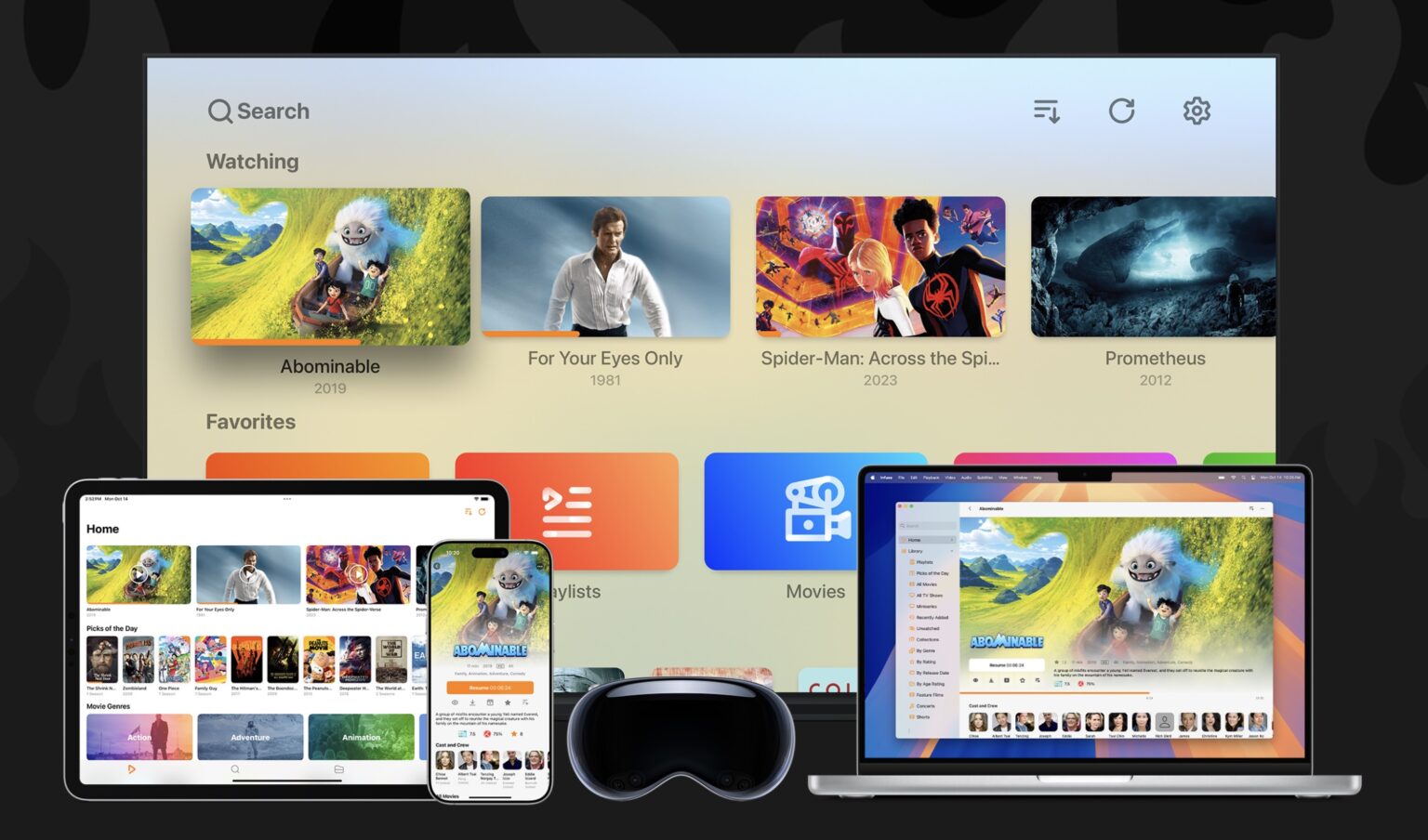 Infuse 8 ist da und lässt sich erstmals auf der Vision Pro nutzen ...